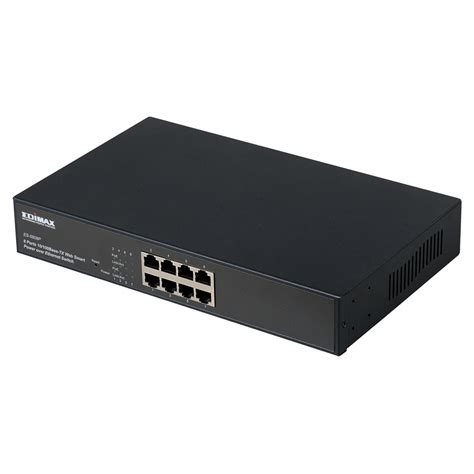 EDIMAX Switches PoE Unmanaged 8 Ports Desktop Power Over Ethernet