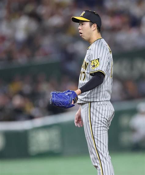 阪神・青柳にまさかのボーク判定 両手を広げて「why」ポーズ 投球動作へ移るしぐさを判定されたか 痛恨被弾で5回3失点ko阪神タイガース