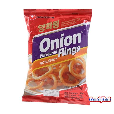 Nong Shim Onion Rings Hot Spicy G Candy Thai