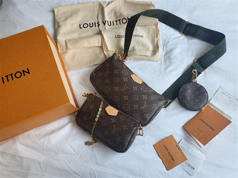 Louis Vuitton Multi Po Acc Mng VVN Kaki Women S Fashion Bags