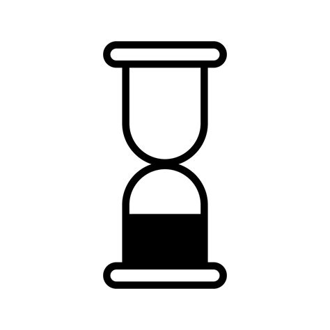 Sandglass Icon Vector 5068804 Vector Art At Vecteezy
