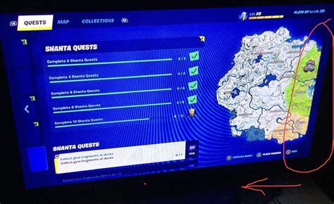 Is There A Way To Move The Map On The Quest Tab I Cant See A Big Portion Of It FortNiteBR