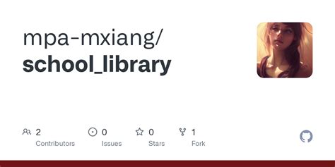 Github Mpa Mxiangschoollibrary