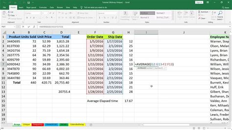 microsoft excel 2019 bangla tutorial 36 array formula unique youtube