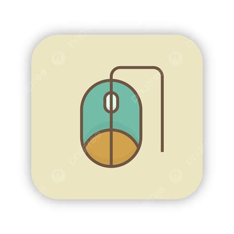 Mouse Design Vector Art Png Mouse Icon Design Mouse Electronic Icon Clipart Png Image For