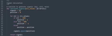 A Python Cci Trading Strategy Backtest