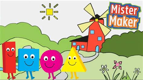 Windmill The Shapes Dance Mister Maker YouTube