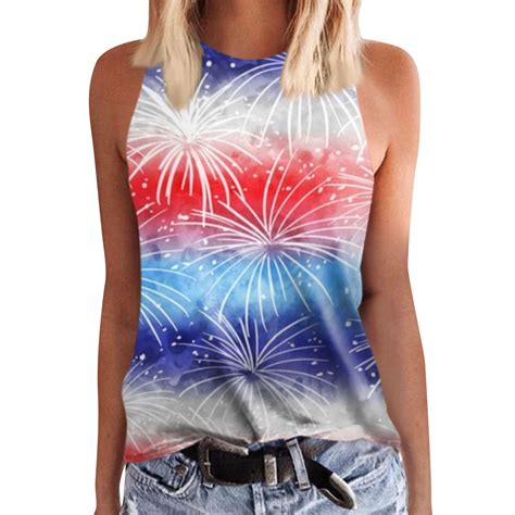 Ydkzymd Workout Tank Tops For Women Plus White Color Block Funny Cover