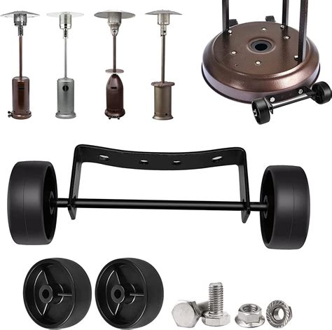 Universal Patio Heater Wheel Kit Easy To Move Install Gas