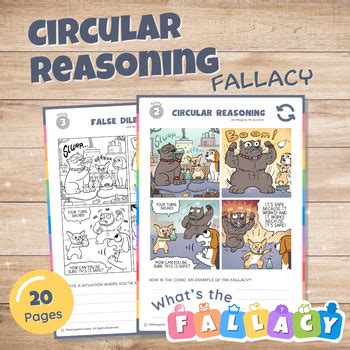 Logical Fallacies Circular Reasoning By Life Changing Learning TPT