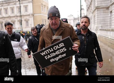 Jeremy Clarkson Arrives In Central London To Join The Farmer S Protest