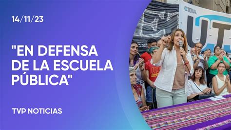Docentes y alumnos en defensa de la escuela pública YouTube