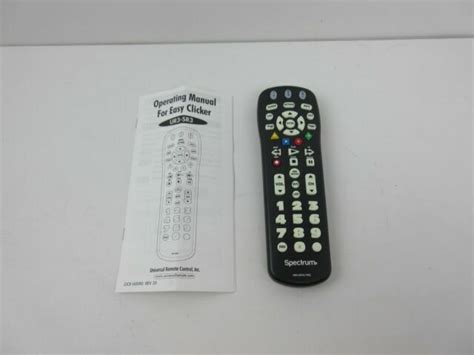 Spectrum Twc Ur3 Sr3s Big Button Universal Remote Control For Sale