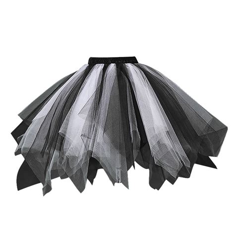 Zunfeo Womens Tutu Skirt Fashion Colorful Halloween Costumes Layered