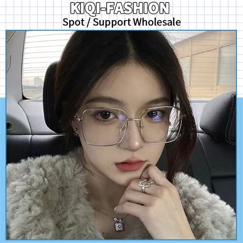Korean Fashion Oversized Square Eyeglass Frame Classic Men And Women