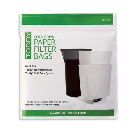 Toddy® Cold Brew Coffee Paper Filter Bags 20 Pack