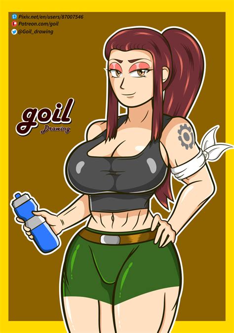 Rule 34 2d Big Breasts Breasts Brigitte Clothing Female Female Only