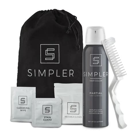 partial coverage color box simpler hair color