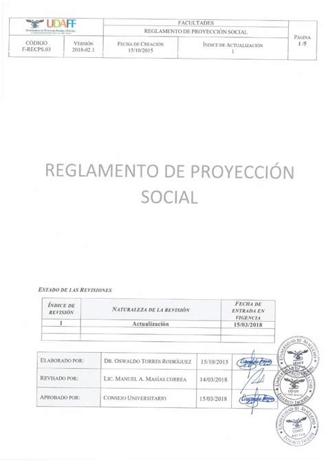 PDF de Proyecci bajo Ios parámetros de la Guía para Elaborar el