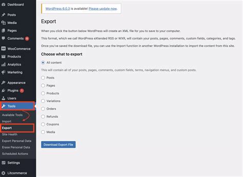 Export WooCommerce Orders Products In Steps