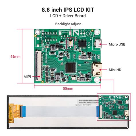 88 Inch Display 1920480 Ips Touch Screen Lcd Panel Raspberry Pi 88 Inch Display 1920480 Ips Touch Screen Lcd Panel Raspberry Pi