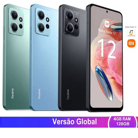 Xiaomi Redmi Note 12 4g Dual Sim 128gb Cores 4gb Ram Versão Global