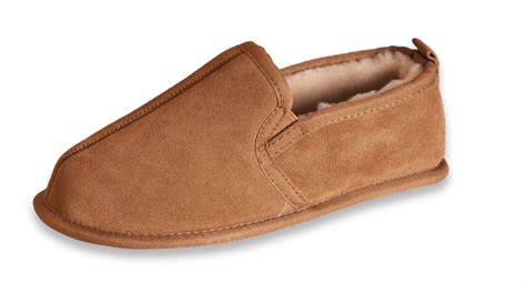 Nordvek Mens Genuine Sheepskin Slippers Suede And Hard Sole Real Sizes 6