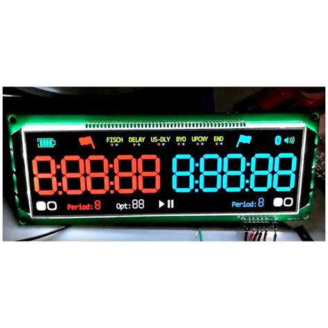 7 Segmen LCD Display Module Mono LCD For Fuel Dispenser LCD Panel And LCD Module Price