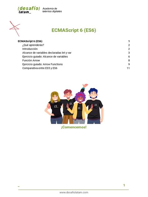 lectura 2 ecmascript 6 es6 pdf