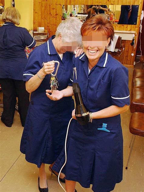 Hairdressers Wearing Nurse Like Overalls 3 Nurse Dress Uniform Beautiful Nurse Work Overalls