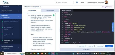 mahendra bysani on linkedin ccbp nxtwave 30daysofcode sql
