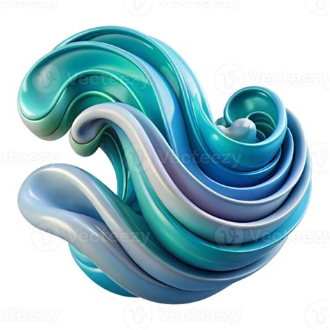 Serene Minimalist An Abstract Representation Of Underwater Currents And Waves Swirling Flowing