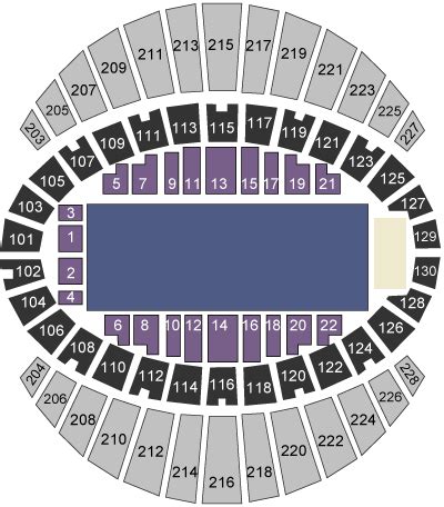 Long Beach Arena Long Beach CA Seating Chart And Stage