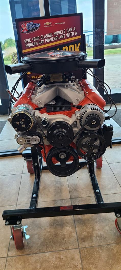 Karl Kustoms Built Retro 396 Ls3 495hp Complete Engine