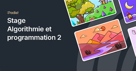 Stage Algorithmie Et Programmation 2