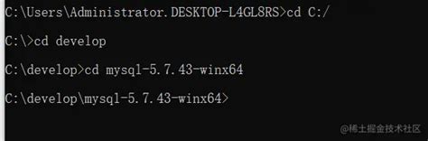 mysql 5 7 43 版本安装安装mysql5 7 绿色版，换电脑之后开发软件需要重新安装，所以我写出一个教程，关于 掘金