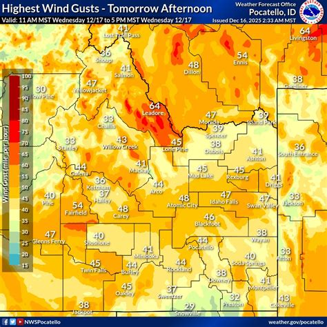 Us Wind Gusts Wednesday Afternoon Facebook