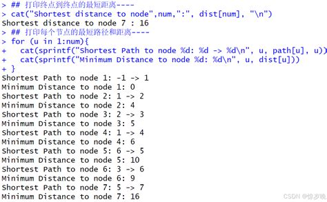 【r】dijkstra算法求最短路径 Ew帮帮网