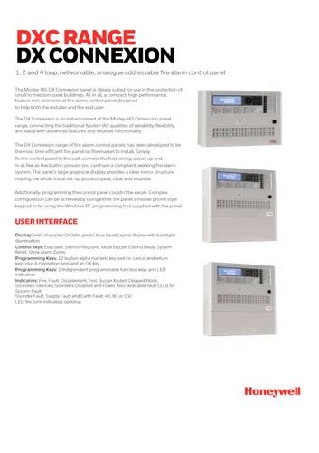 Morley Dxc1 Fire Alarm Control Panel At ₹ 68001piece Honeywell Fire
