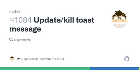 Update Kill Toast Message Issue 1084 Nuxt Ui GitHub