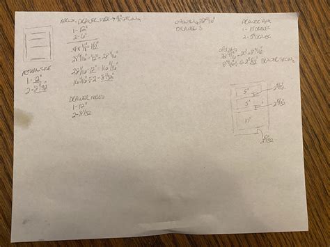 Cabinet Drawer Spacing What Is The Easiest Way To Calculate Drawer
