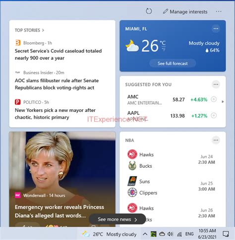 Turn Off Weather Widget In Taskbar Windows 10 Itexperience Net