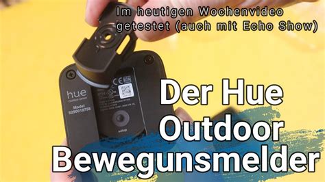 Philips Hue Outdoor Sensor Bewegungsmelder Für Außen Im Test Youtube