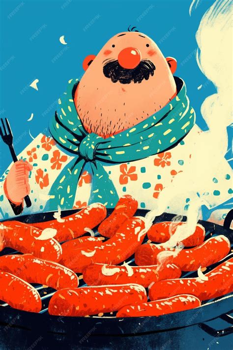 Premium Vector Serbian Cevapi And Grilled Sausages