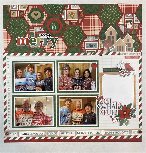 Hexagon Scrapbook Pages With Katie Memory Bound Scrapbook Store Blog