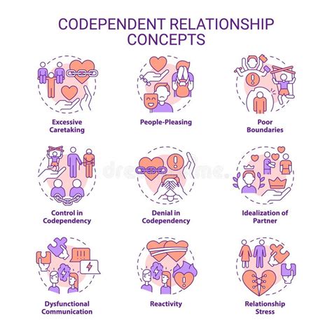 Representing Codependent Stock Illustrations 126 Representing