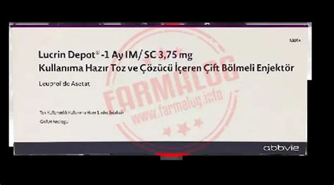 LUCRIN DEPOT 1 AY IM SC 3 75 MG KULLANIMA HAZIR TOZ VE COZUCU ICEREN