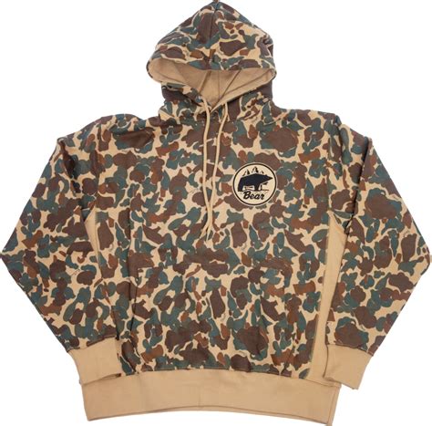 Fred Bear Camo Coin Print Hoodie Bear Archery