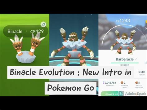 Pokemon Binacle Evolution