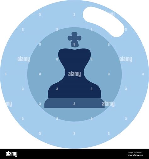 Chess King Icon Vector Stock Vector Images Alamy